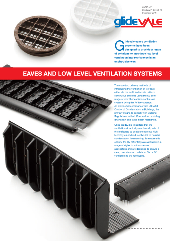 Glidevale Eaves and Low Level Ventilation Systems – Roofspace ...